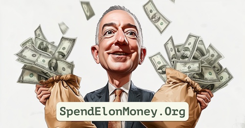 Spend Jeff Bezos Money: Fortune Simulator Game